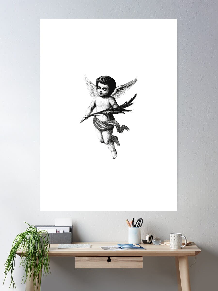 Cherub Poster Wall Art, Modern Wall Decor For Living Room Bedroom ...