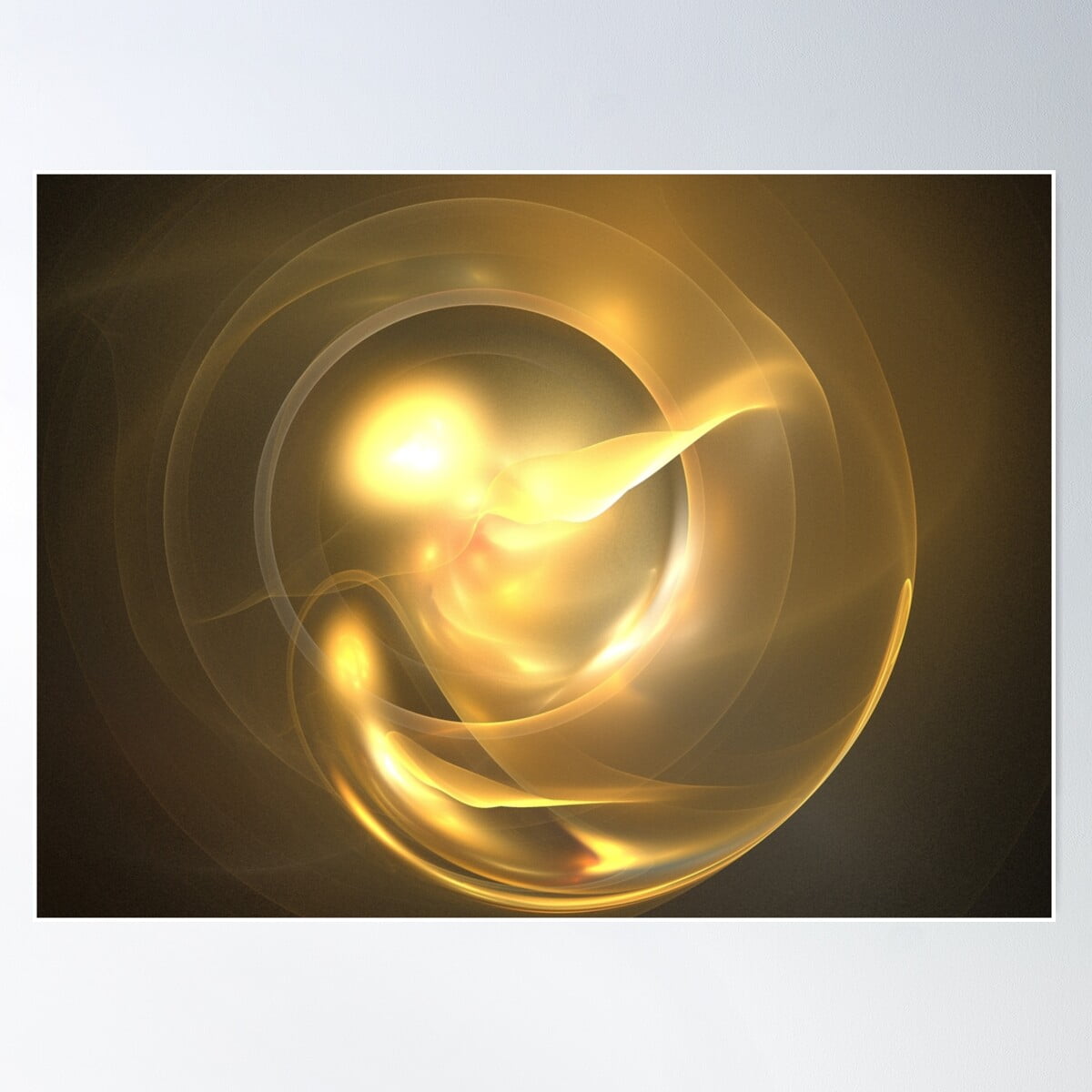Cherub Sphere Poster Wall Art, Modern Wall Decor For Living Room ...