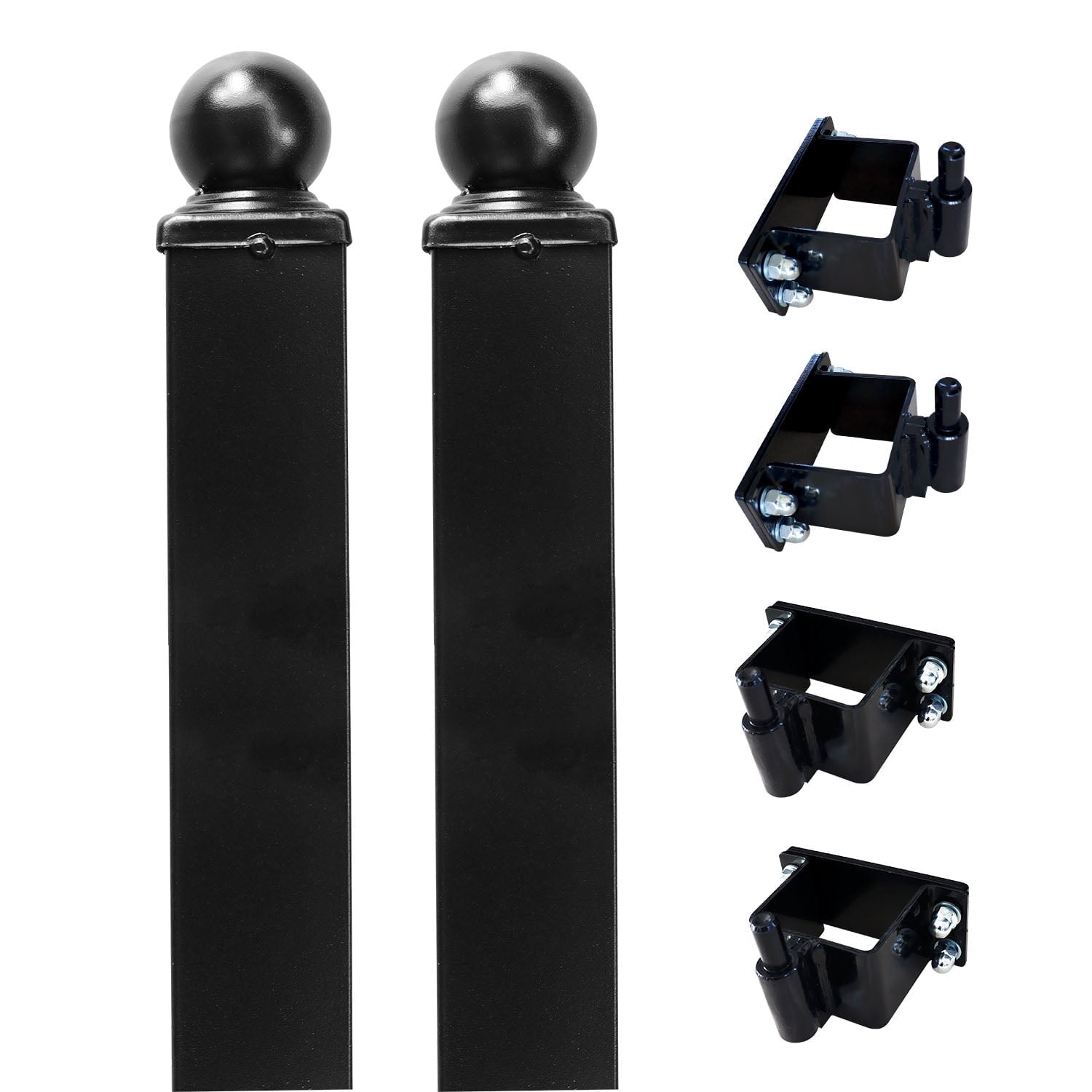 Chery Industrial 10'x4"x4" Gate Post with Brackets for Dual Swing ...