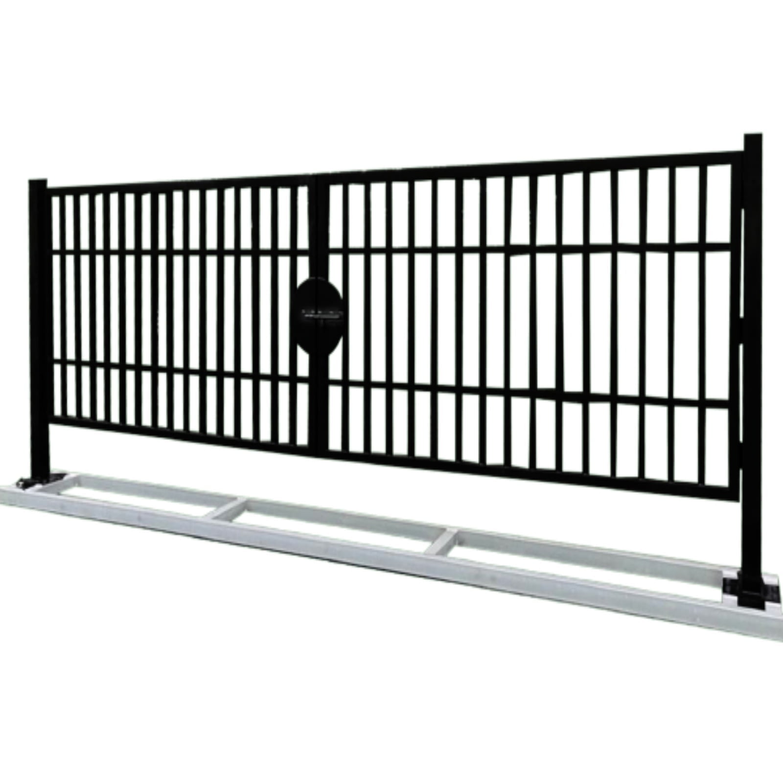 Chery Industrial 20ft Metal Outdoor Garden Post Cap Driveway Gate with ...