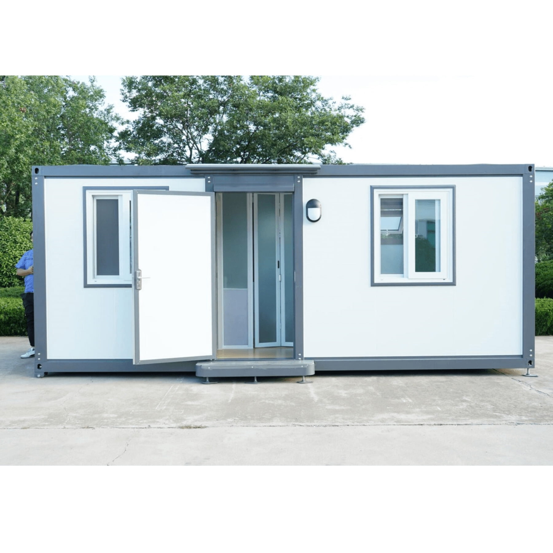 Chery Industrial Modern Portable Office 7ft x 20ft with Bedroom,Shower ...