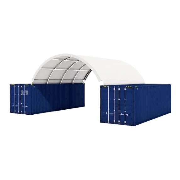Chery Industrial 20x40FT PE Fabric Shipping Container Canopy Shelter ...