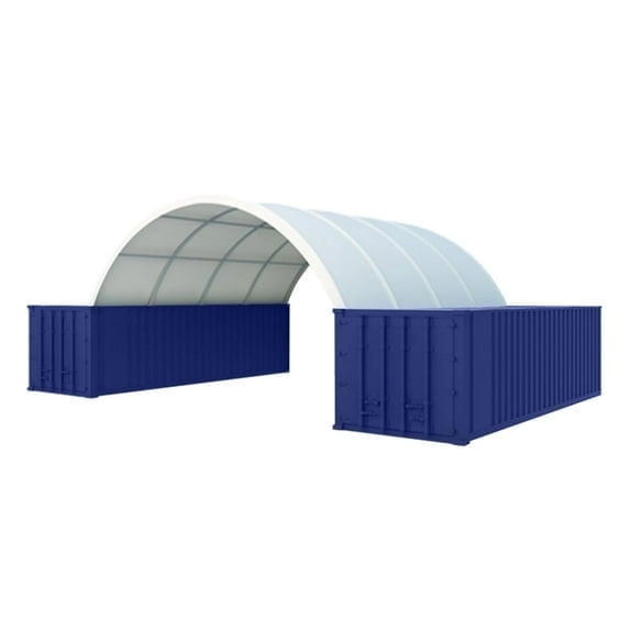 Chery Industrial 40x40x15FT Double Truss PVC Fabric Shipping Container ...