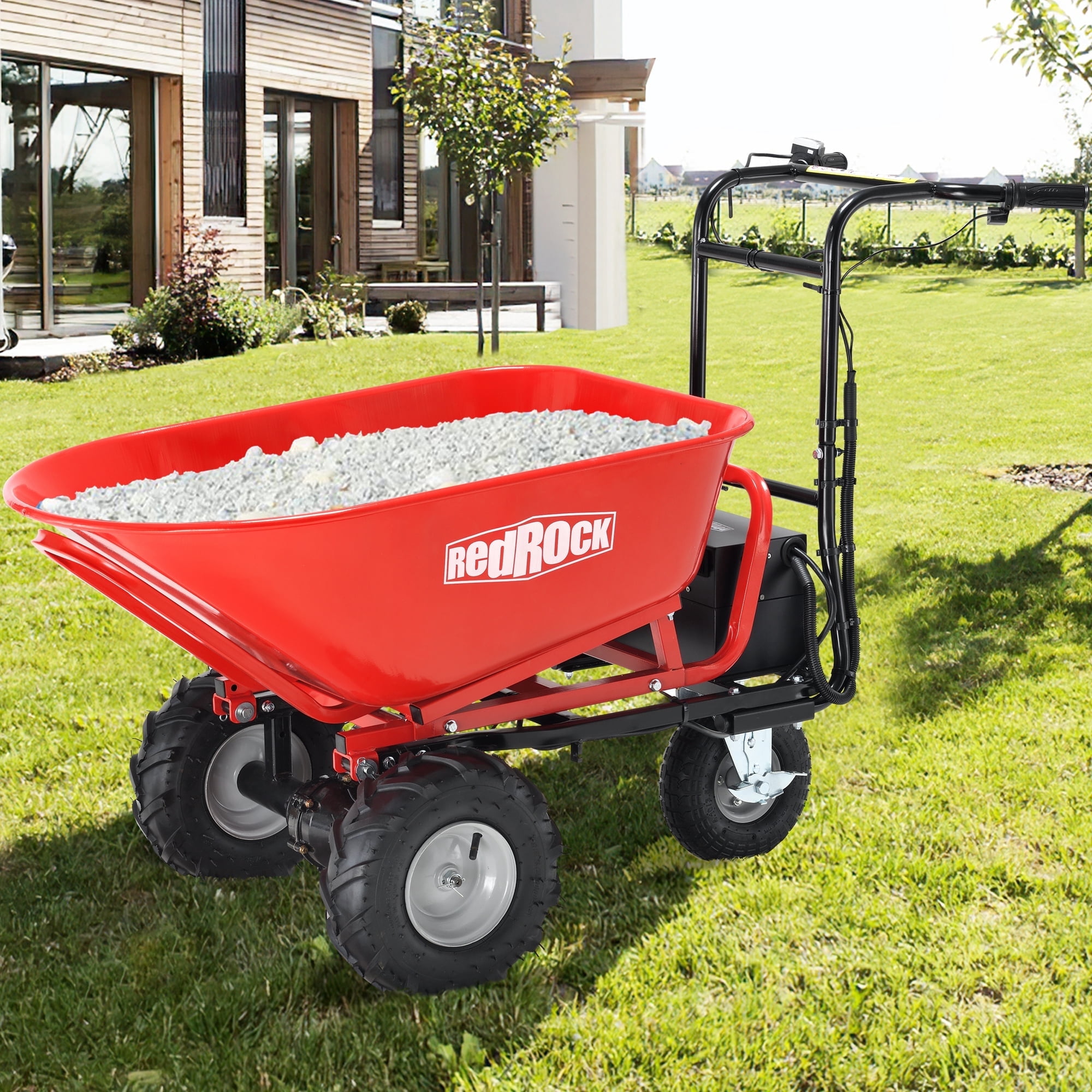 Chery Industrial Wheelbarrow Utility Cart Electric Powered Cart 48V28Ah ...