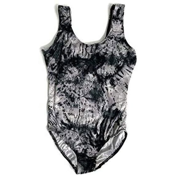 Cheryl Creations Kids One Piece Basic Camp Swimsuit (Black Tie Dye ...