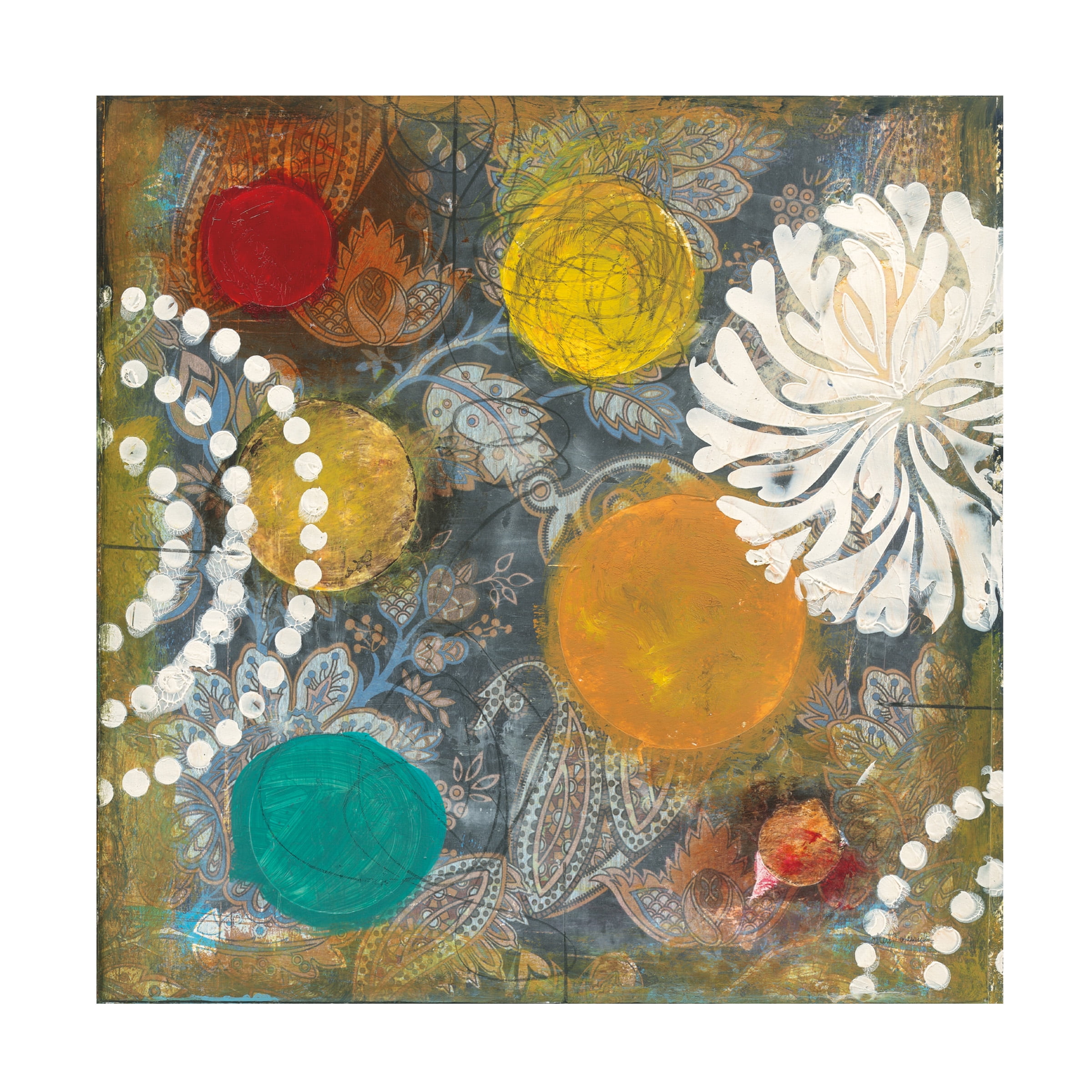 Cheryl Warrick 'Bridge Abstract II' Canvas Art - Walmart.com