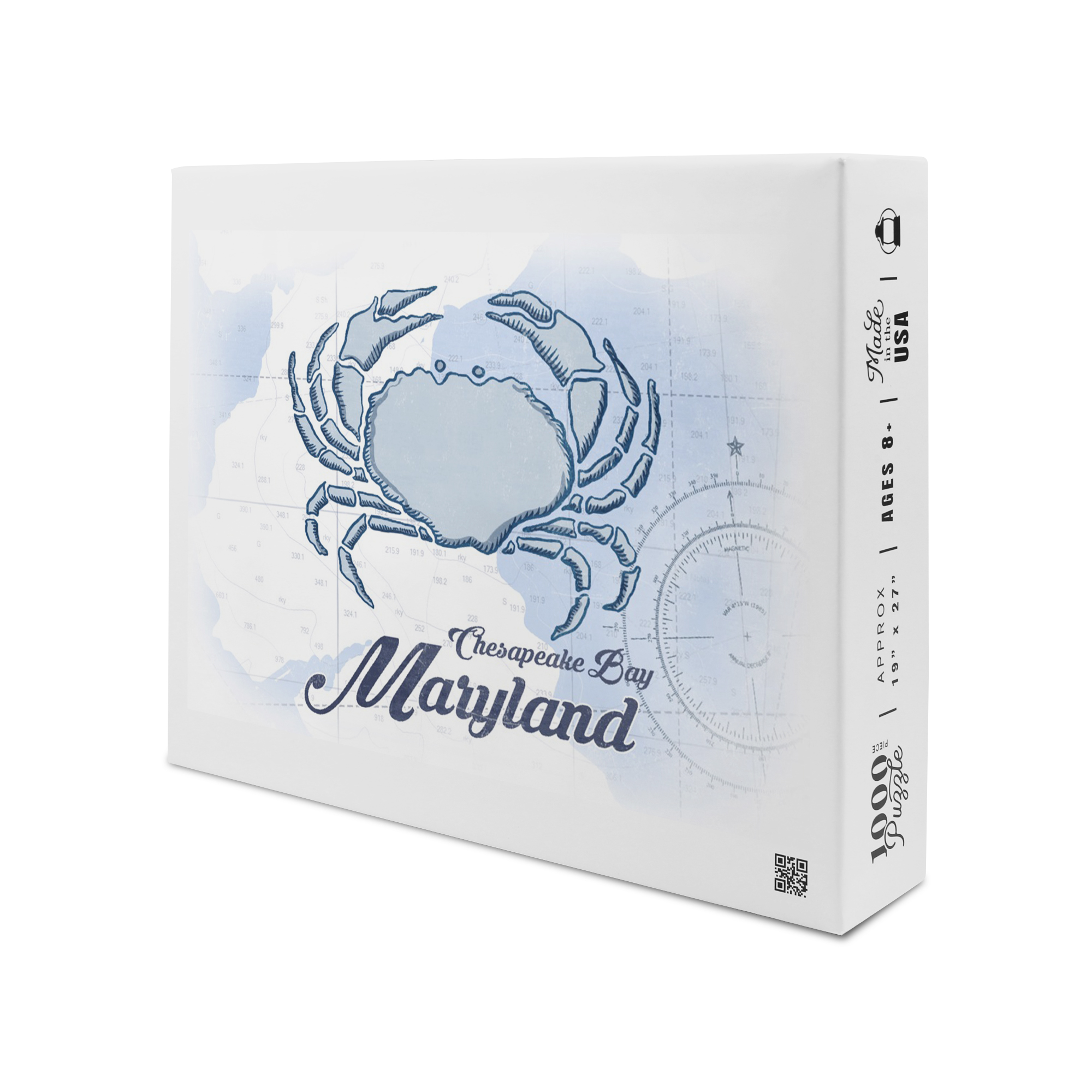 Chesapeake Bay, Maryland, Crab, Blue, Coastal Icon (1000 Piece Puzzle ...