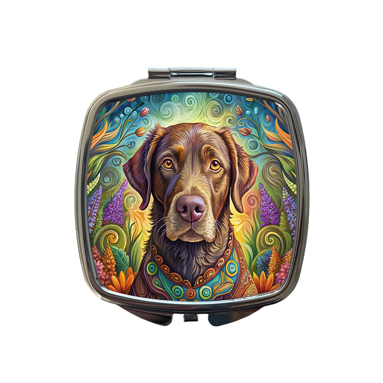 Chesapeake Bay Retriever Dog Bohemian Art Travel Makeup Handbag Purse ...