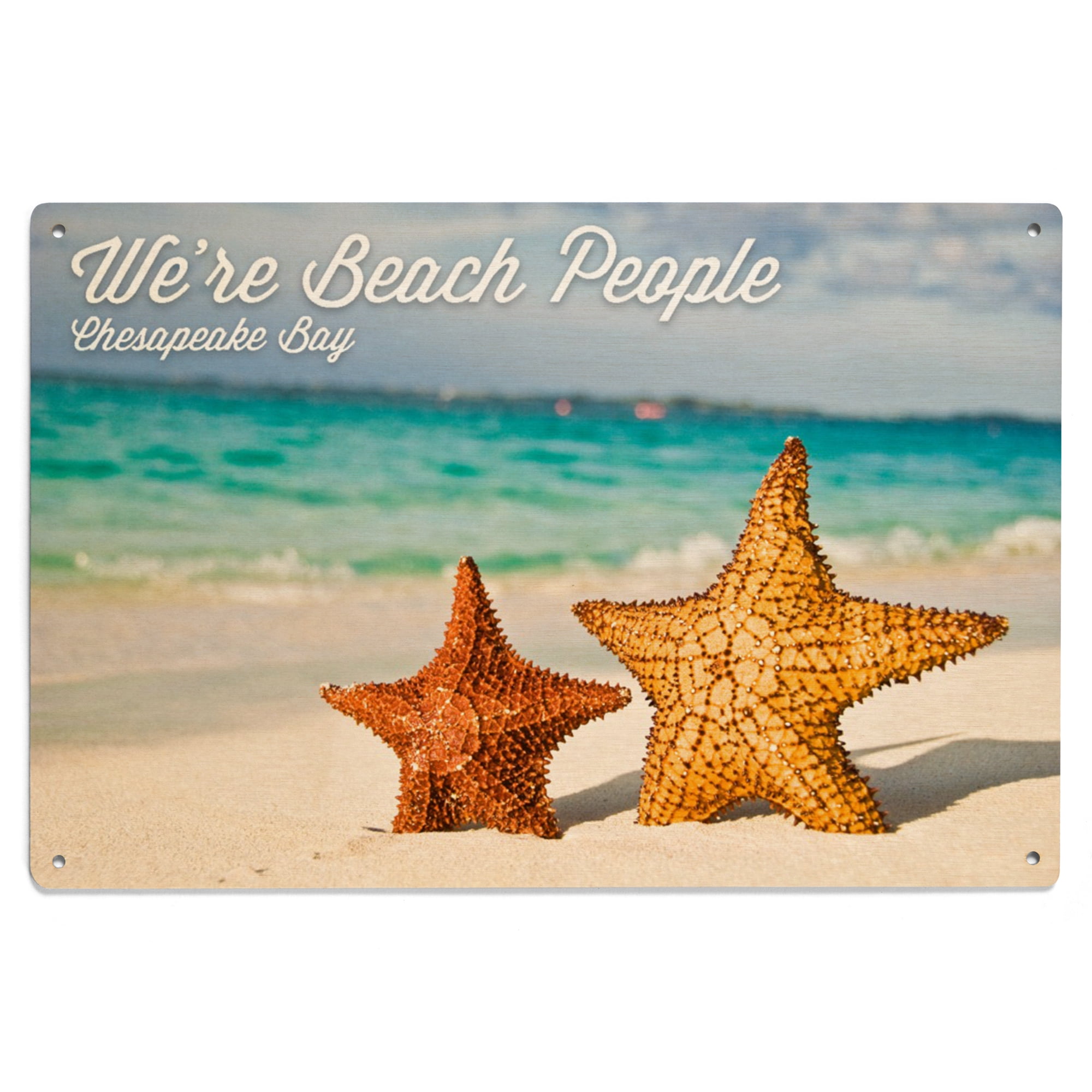 Chesapeake Bay, Virginia, We're Beach People, Starfish on Beach Birch ...