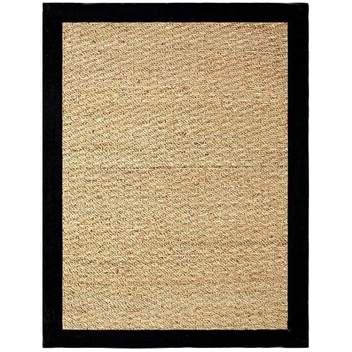 Chesapeake Seagrass Area Rug with Black border (40"x60") - Walmart.com