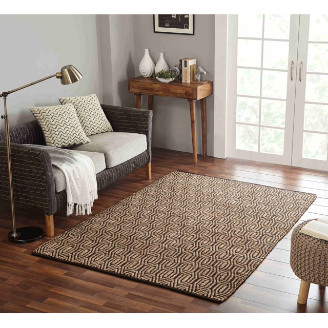 Chesapeake SunnyVale Chocolate Area Rug (5' x 7') - Walmart.com