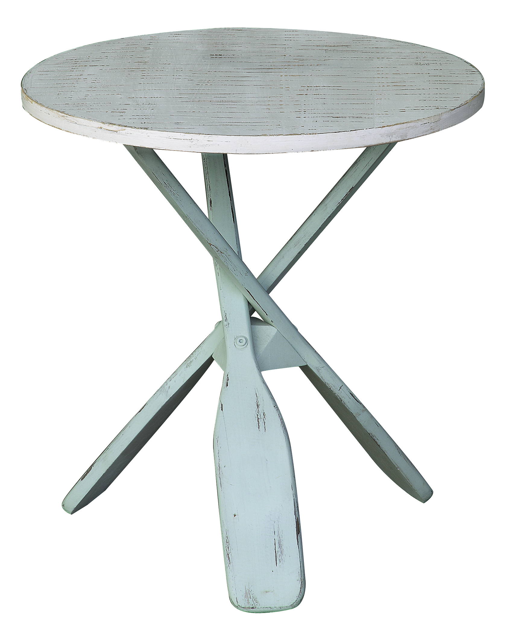 Chesapeake Two-Tone Paddles Accent Table - Walmart.com