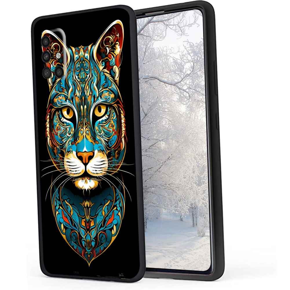 Chese-African-Golden-Cat phone case for Samsung Galaxy A51 4G for Women ...