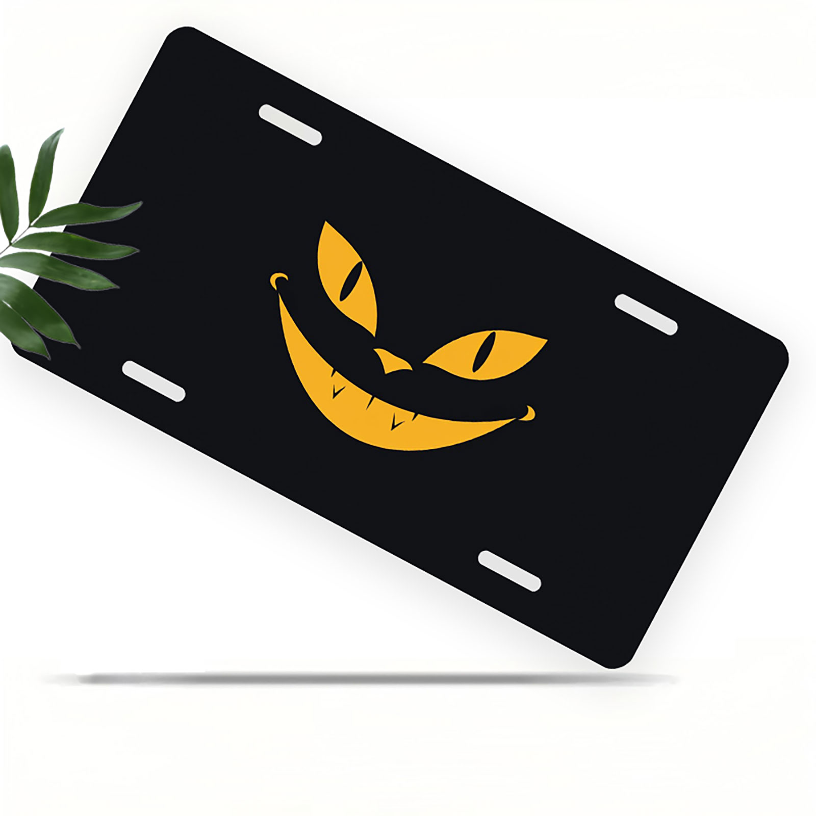 Cheshire Cat inspired Face Front License Plate, Metal License Plate ...