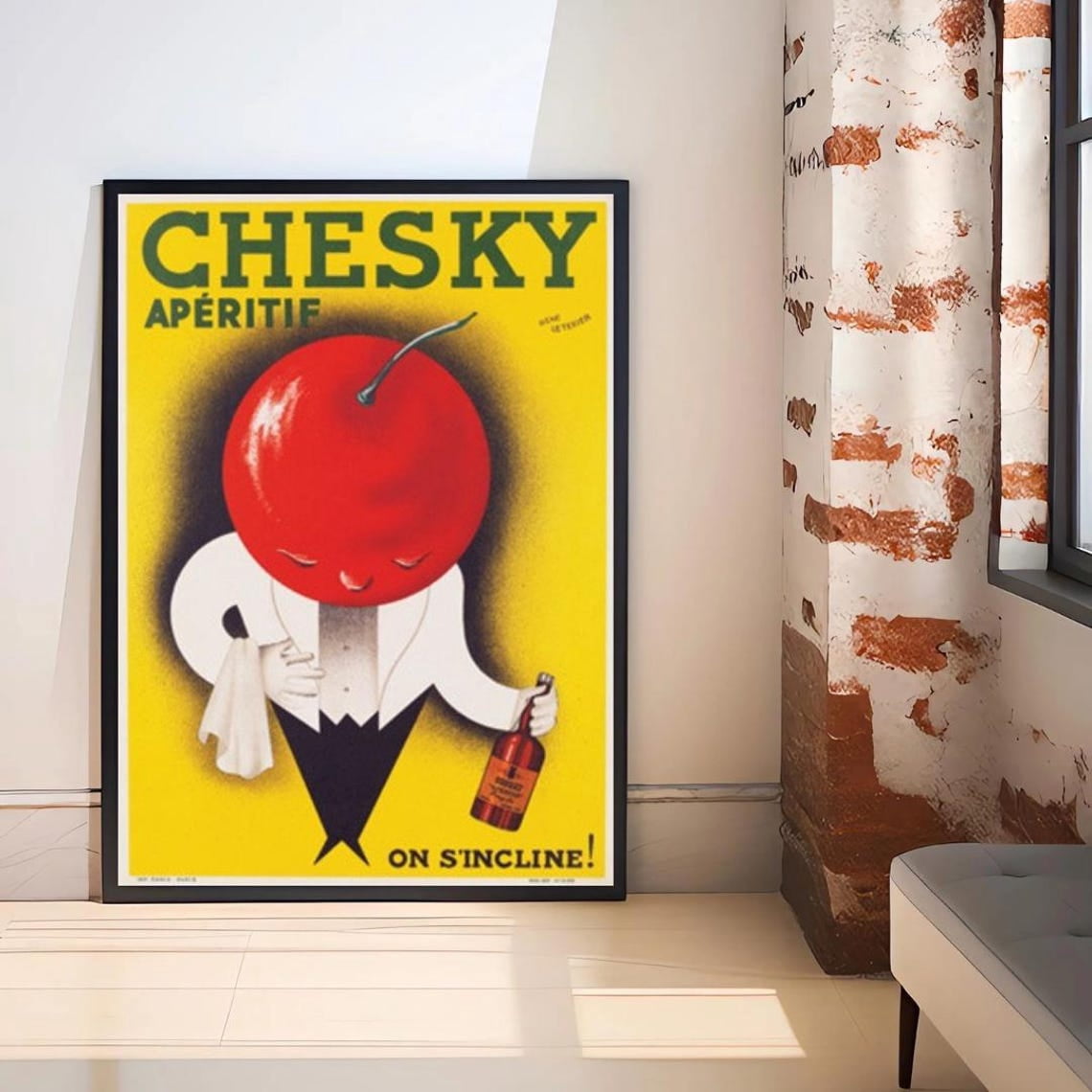 Chesky Aperitif French Advertising Rene Letexier Poster Unframed Paper ...