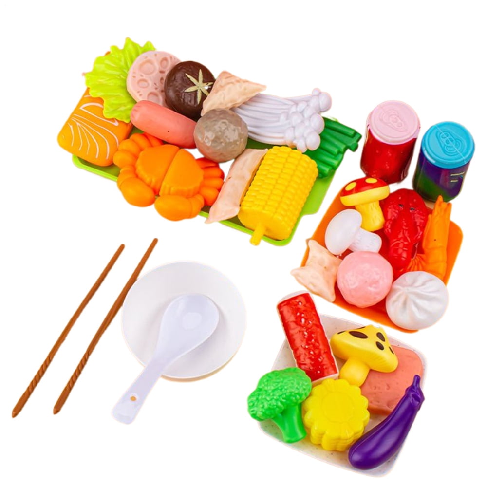 Chesmono BBQ Grill Toy for Kids Pretend BBQ Grill Kitchen Toy for Kids ...