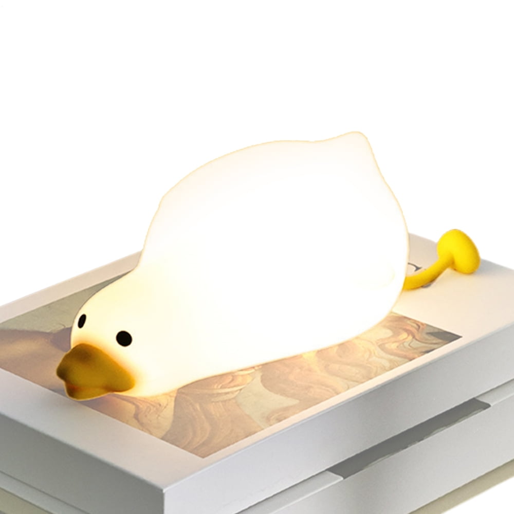 Chesmono Cute Duck Lamp Duck Light Lamp Dimmable Rechargeable Auto off ...