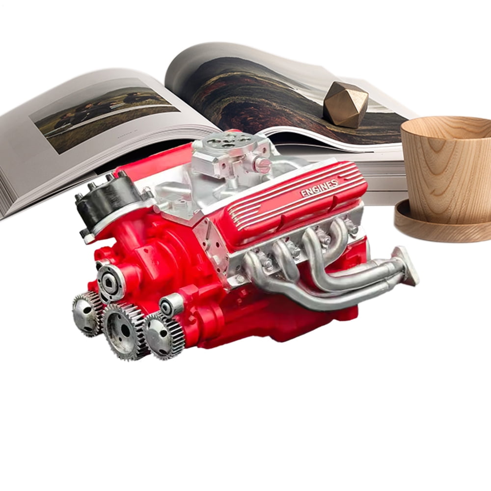 Chesmono Engine Model Kit Engine Statue Creative Resin Craft Desk ...