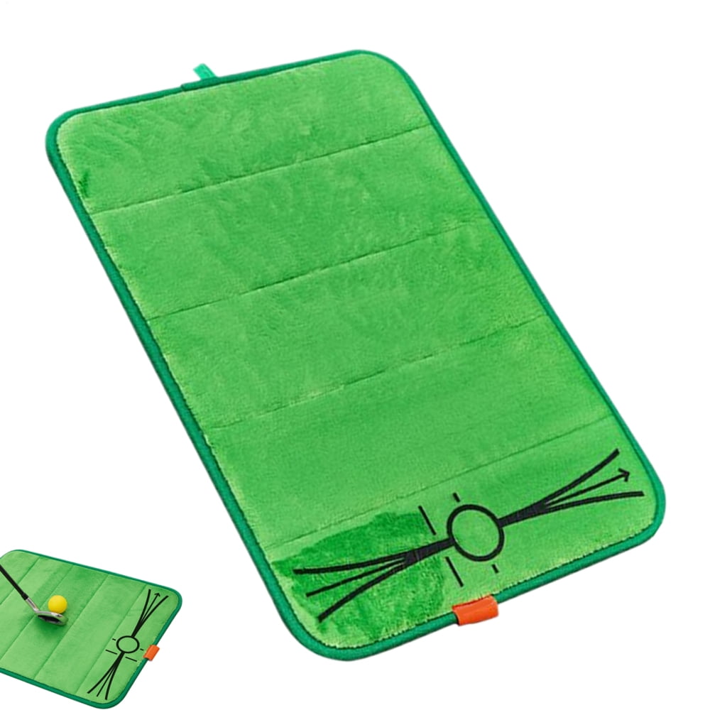 Chesmono Golf Training Mat Golf Swing Path Mat Equipment Aid Simulator ...