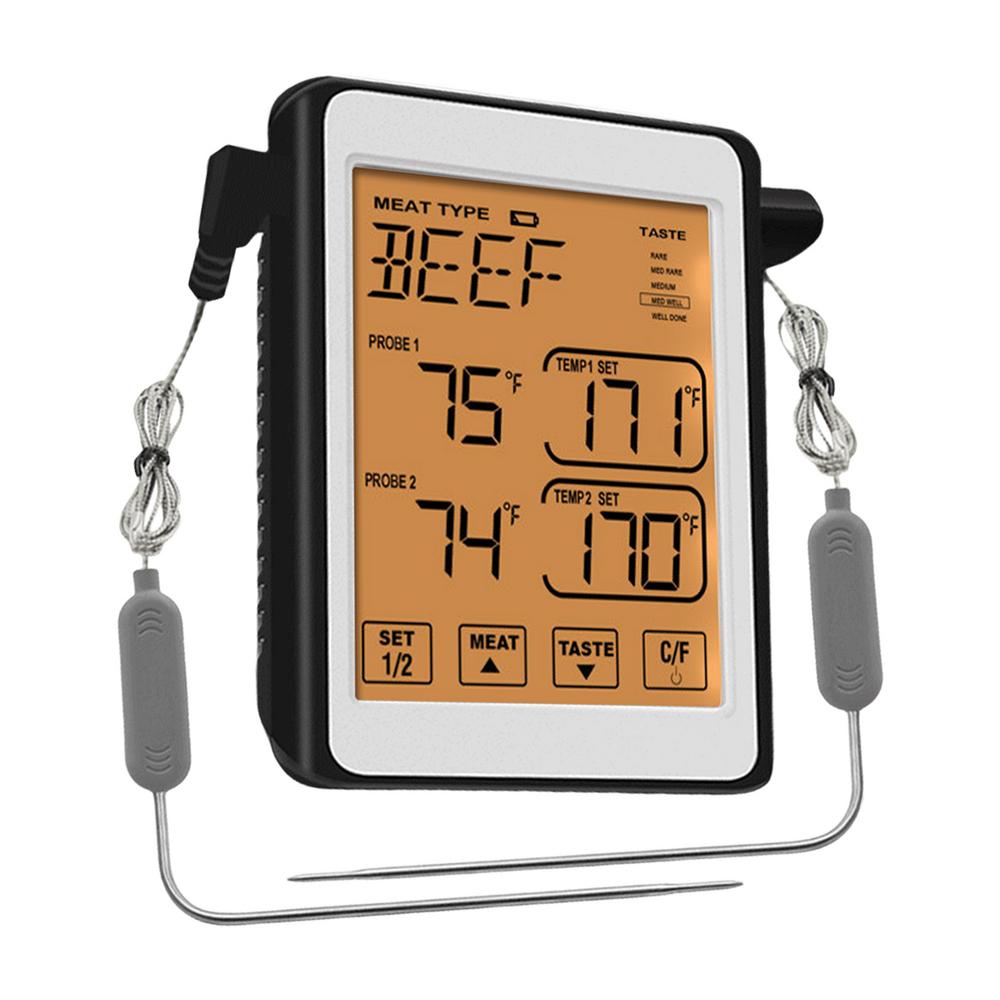 Chesmono Grill Temperature Measuring Tool Double Probe Temperature ...