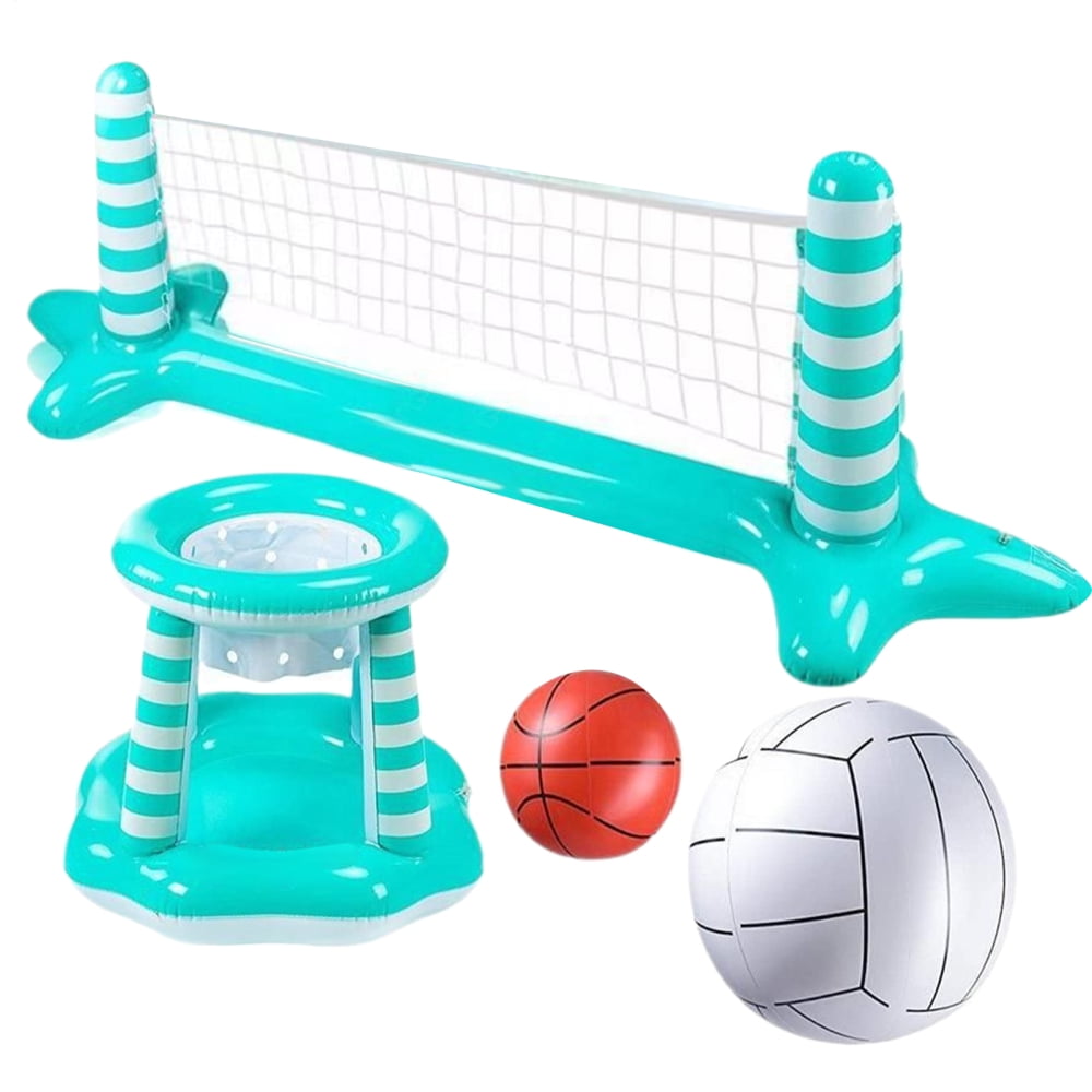 Chesmono Inflatable Volleyball Volleyball Court Pool Floats Toys ...