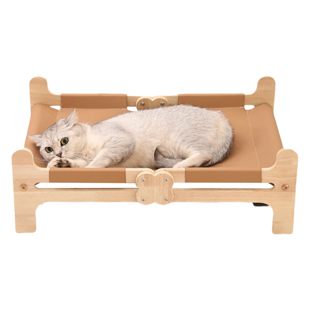 Chesmono Outdoor Cat Bed Small Dog Cot Raised Cat Cot Pet Furniture for ...