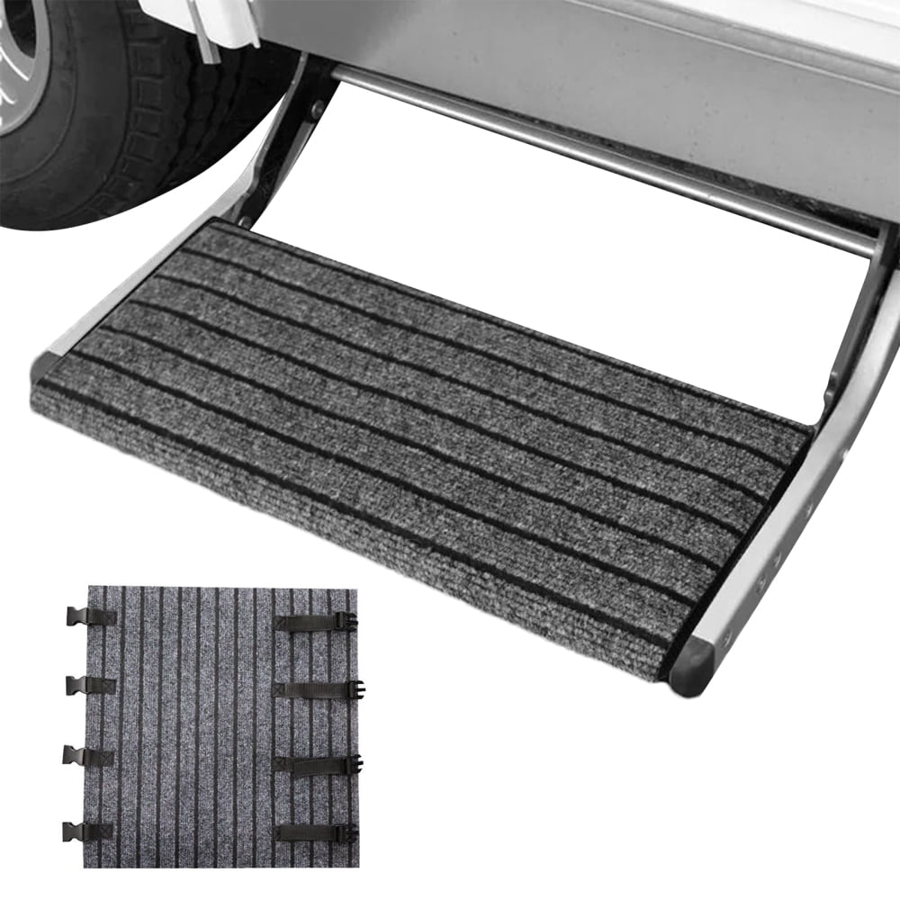 Chesmono RV Step Cover RV Stair Carpet Adjustable Buckle and Double ...