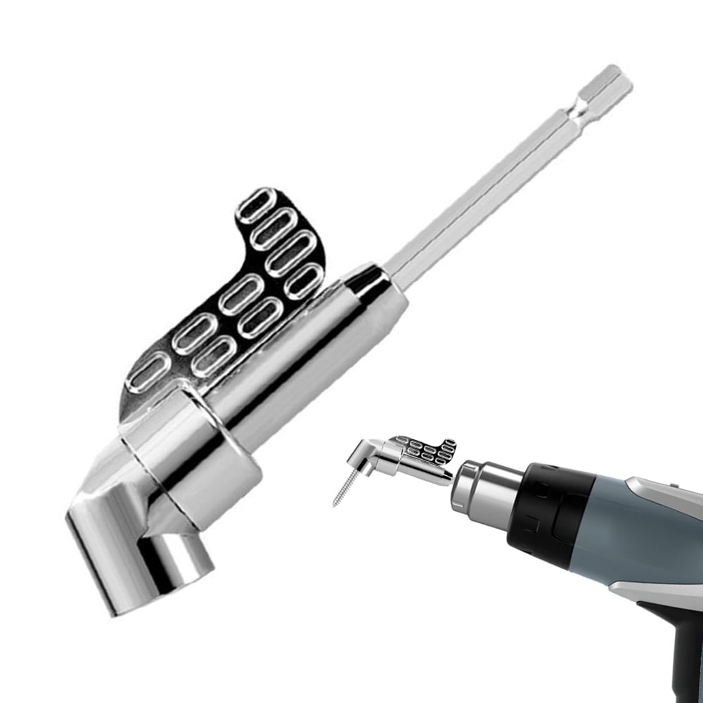 Chesmono Right Angle Drill Adapter Bendable Bit Attachment Electric ...