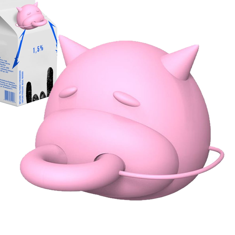 Chesmono Silicone Milk Bottle Covers 3D Printing Milk Box Protector Cow ...