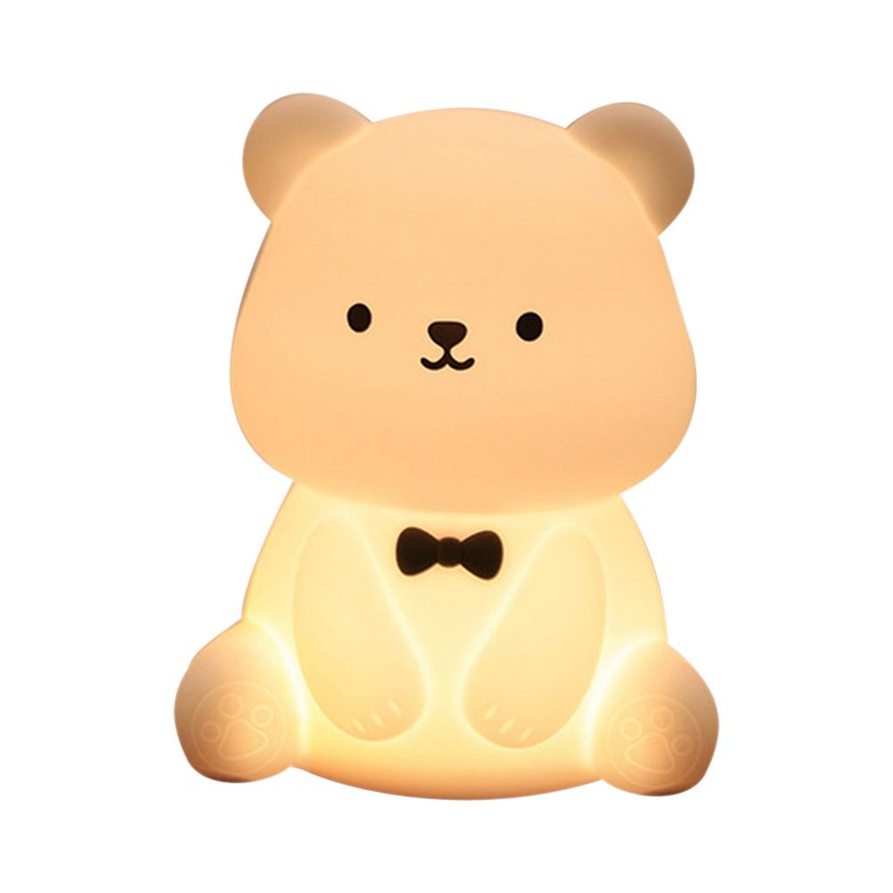 Chesmono Silicone Night Light Silicone Adjustable Bedside Touch Lamp ...