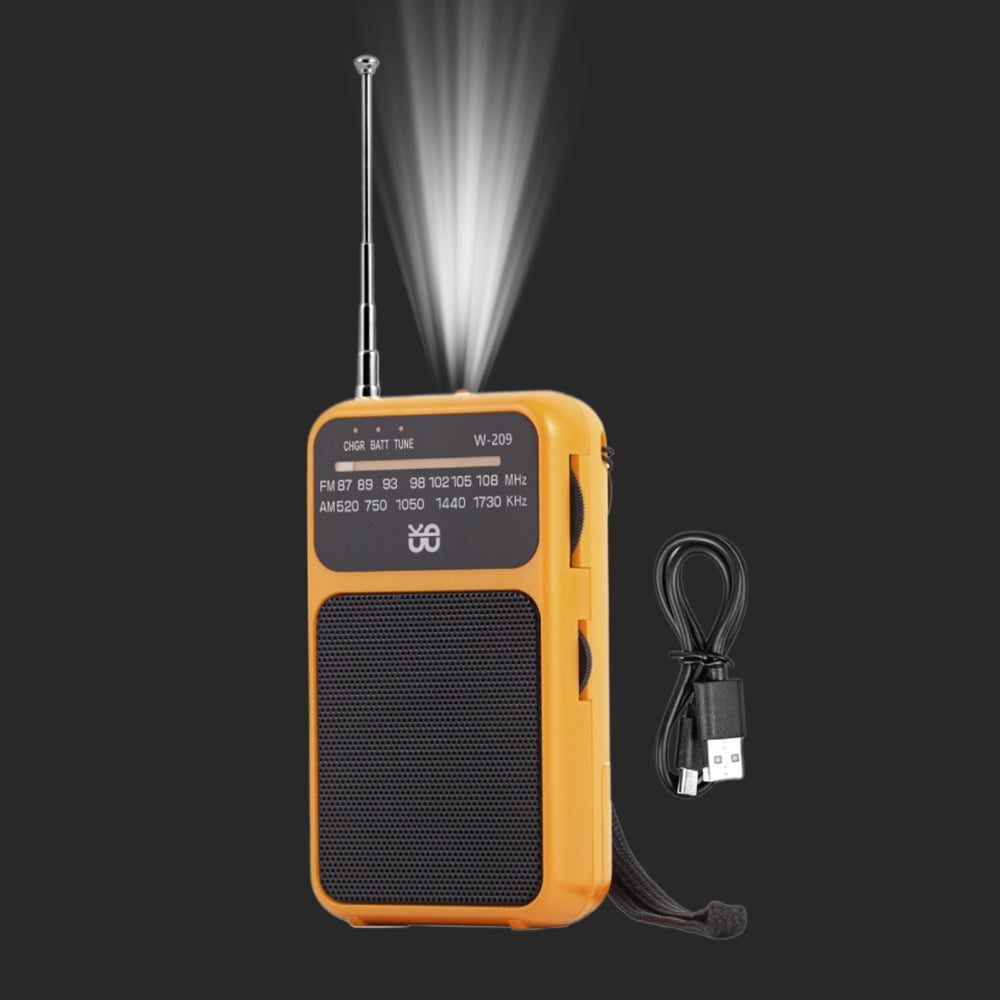 Chesmono Small Portable Radio Am Fm Battery Powered Fm Am Radio with ...