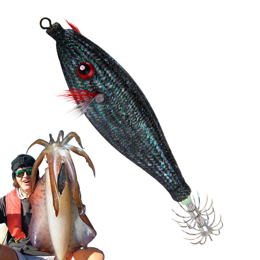 Chesmono Squid Lures Fishing Saltwater Glow in the Dark Cuttlefish Bait ...