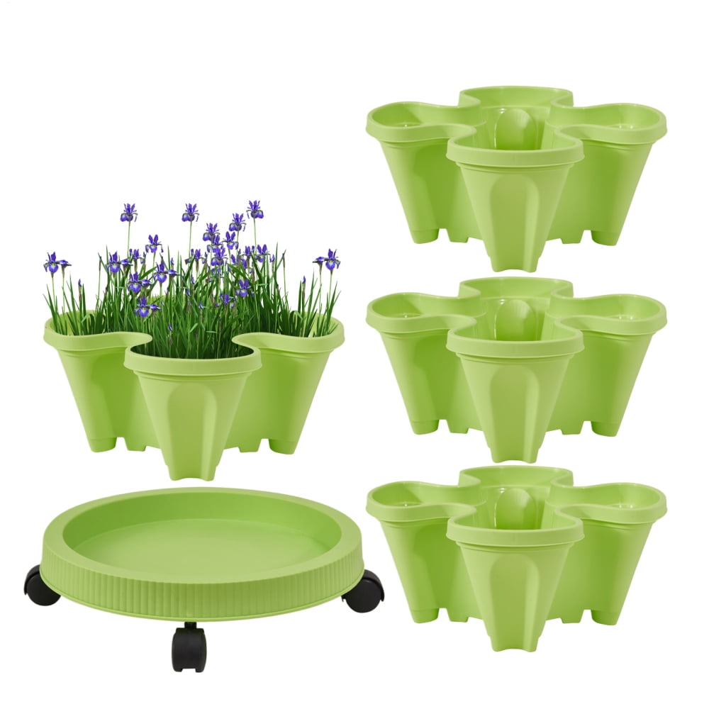 Chesmono Stackable Planter Stackable Planter Garden Tower Display ...