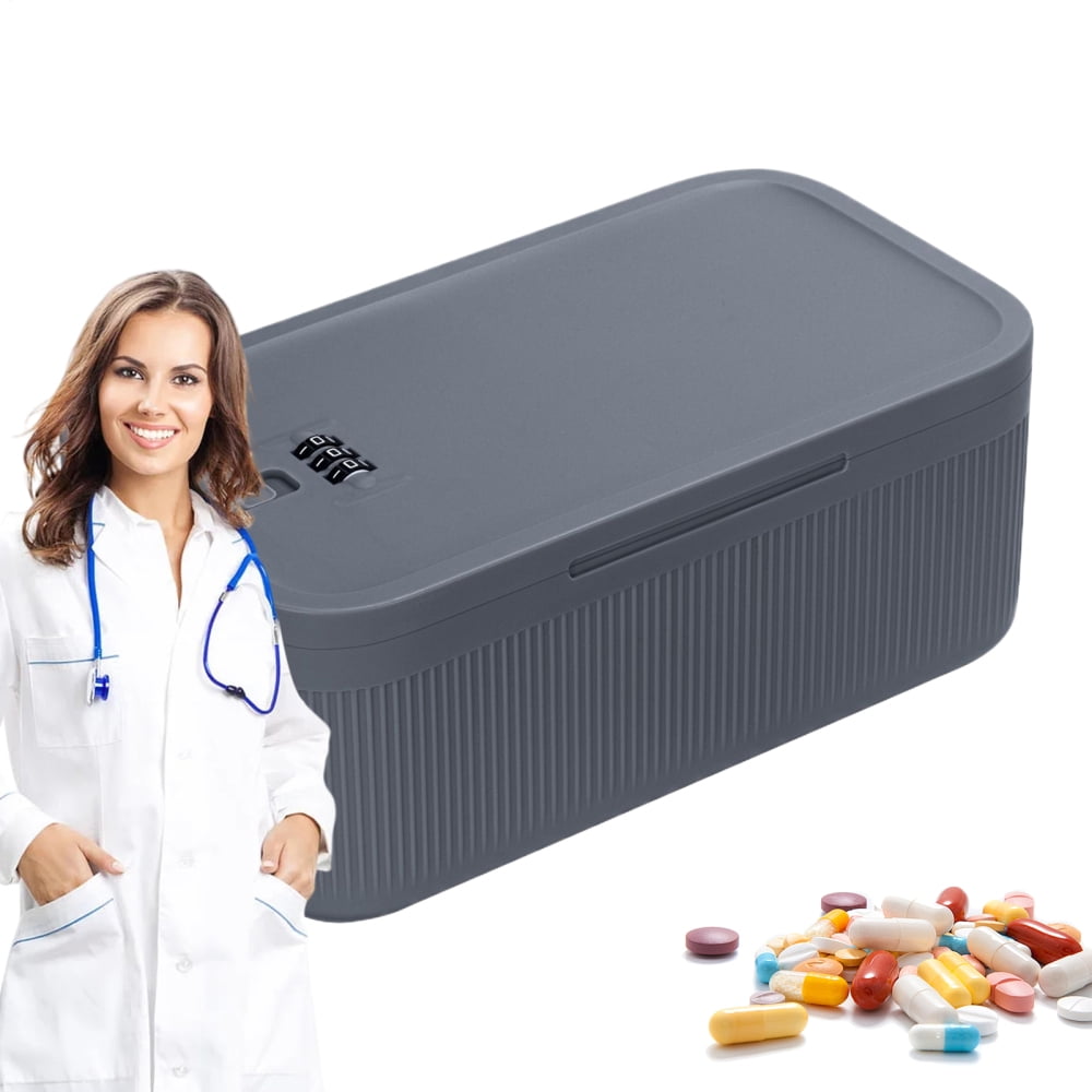 Chesmono Storage Box with Lock Food Case with Combination Lock Portable ...