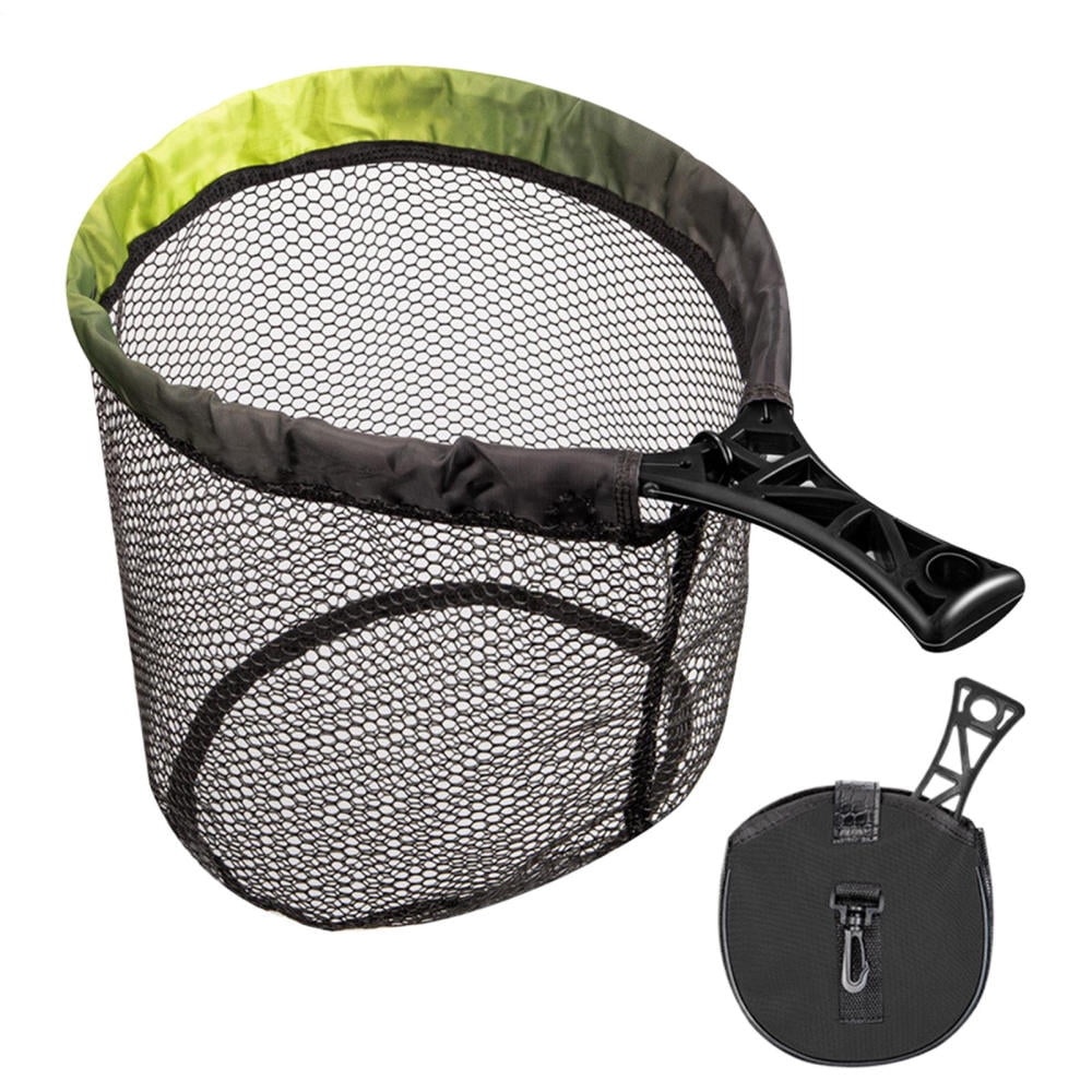 Chesmono Trout Fishing Net Foldable Landing Trout Net with Handle ...