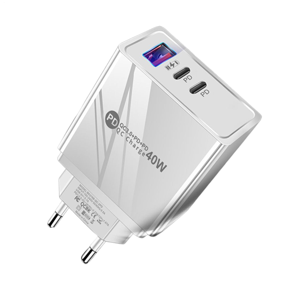 Chesmono USB Charger Block 40W Type C Fast Charging Block Adapter with ...