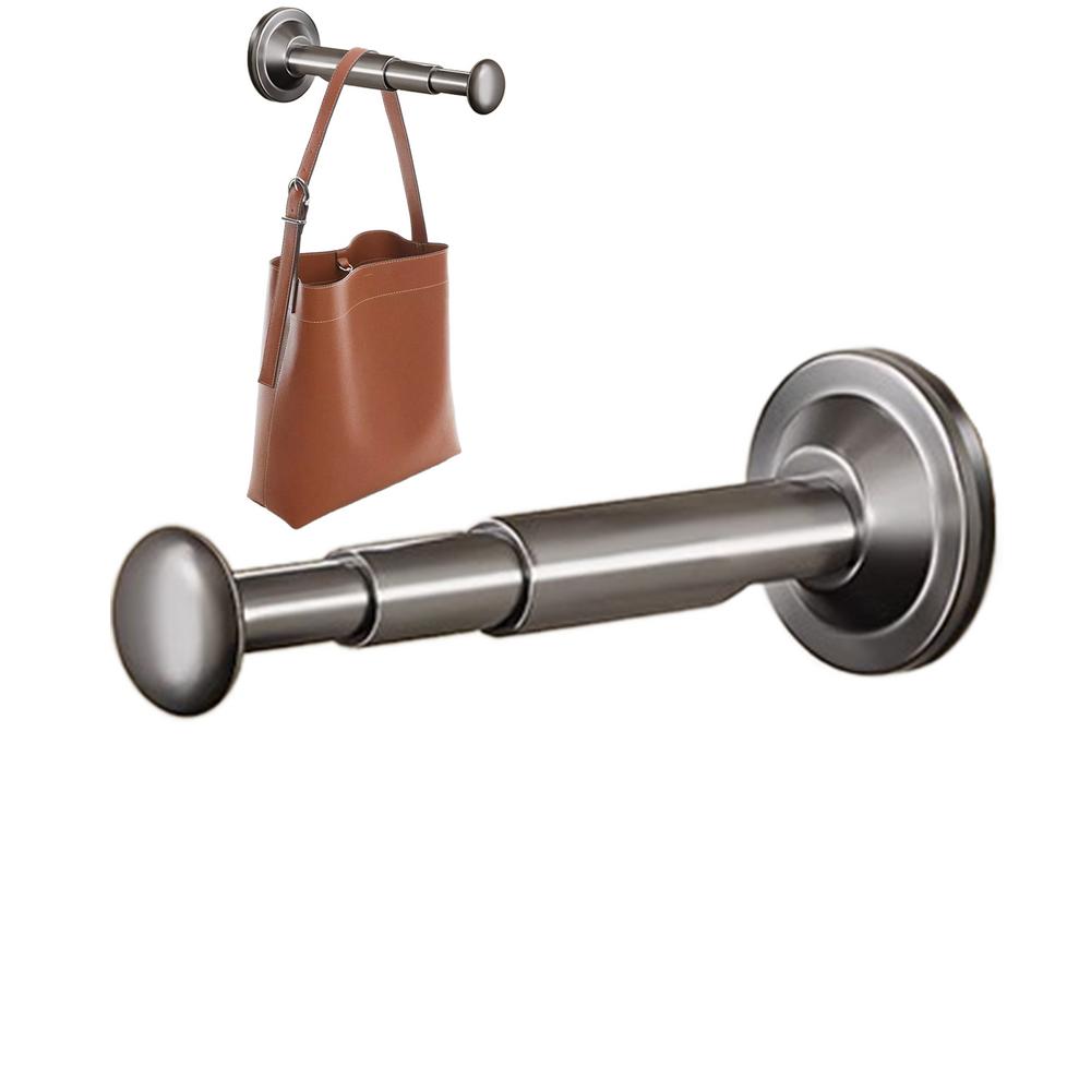 Chesmono Wall Clothes Hanger Rack Telescopic Clothes Hanger Storage ...