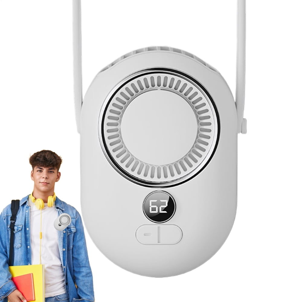 Chesmono Wearable Fan Rechargeable 3 Speed Small Fans Portable Neck ...