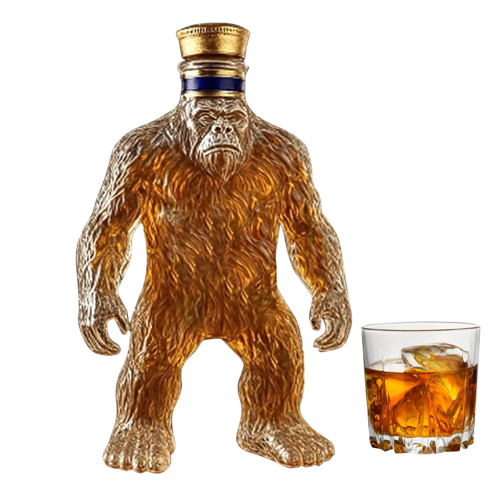 Chesmono Wine Decanter Chimpanzees Bourbon Dispenser Decorative Whiskey ...