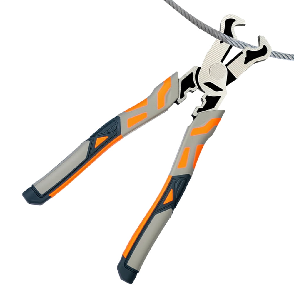 Chesmono Wire Cutting Pliers End Nipper Pliers Steel 8 Inches Crimper ...