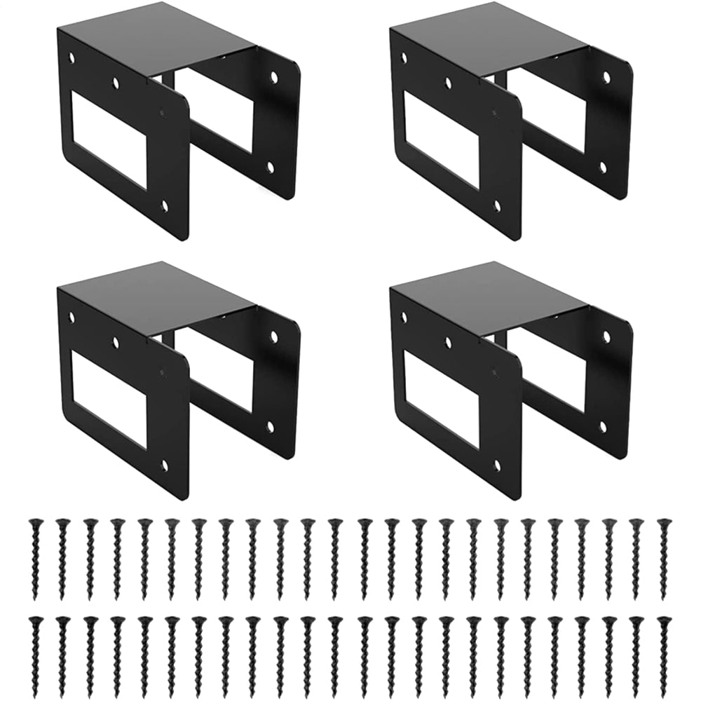 Chesmono Wood Rack 4 Pieces Log Stacking Stand Holder for Fireplace ...