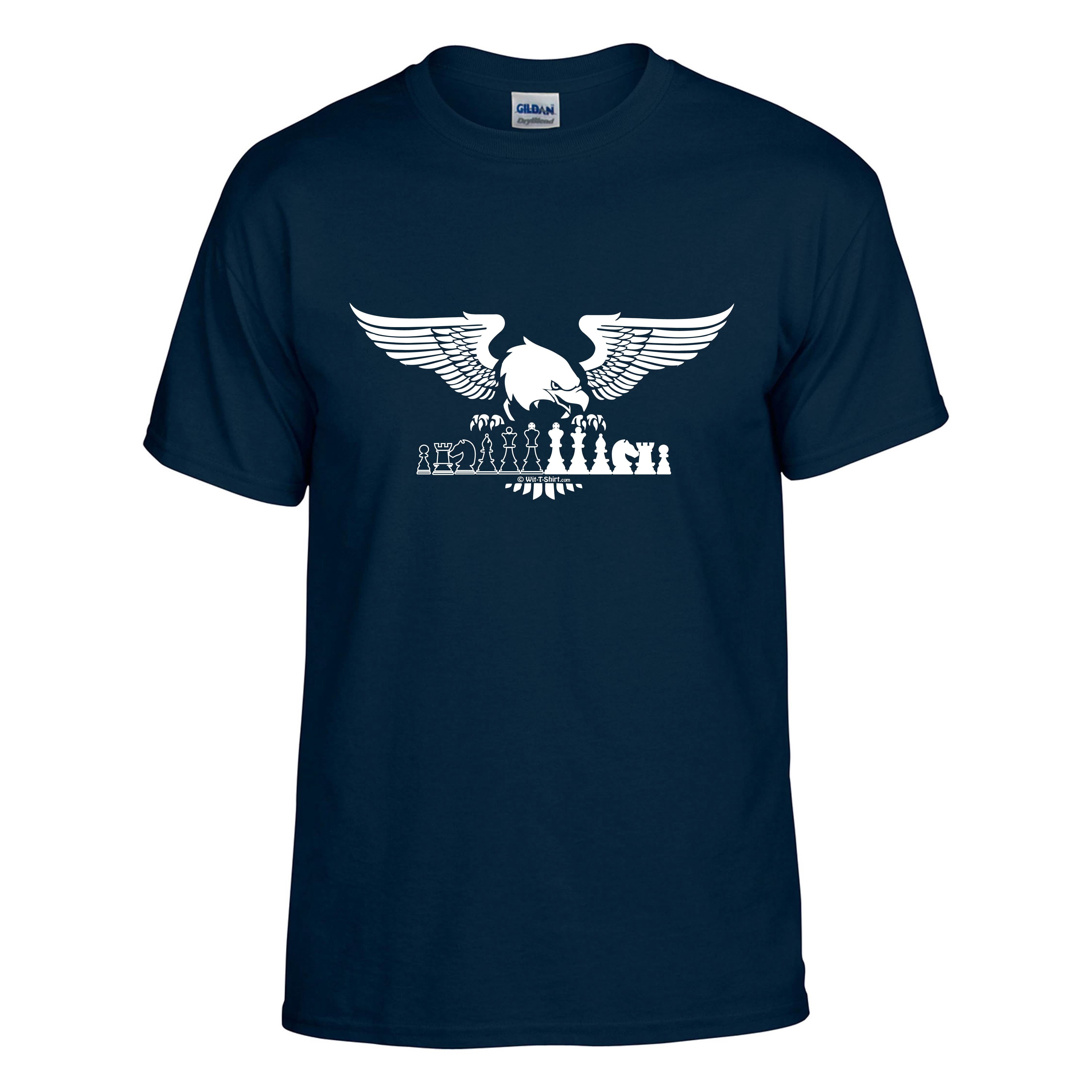 Chess All American Chess Eagle in white ink; Chess T-shirt, Men Women ...