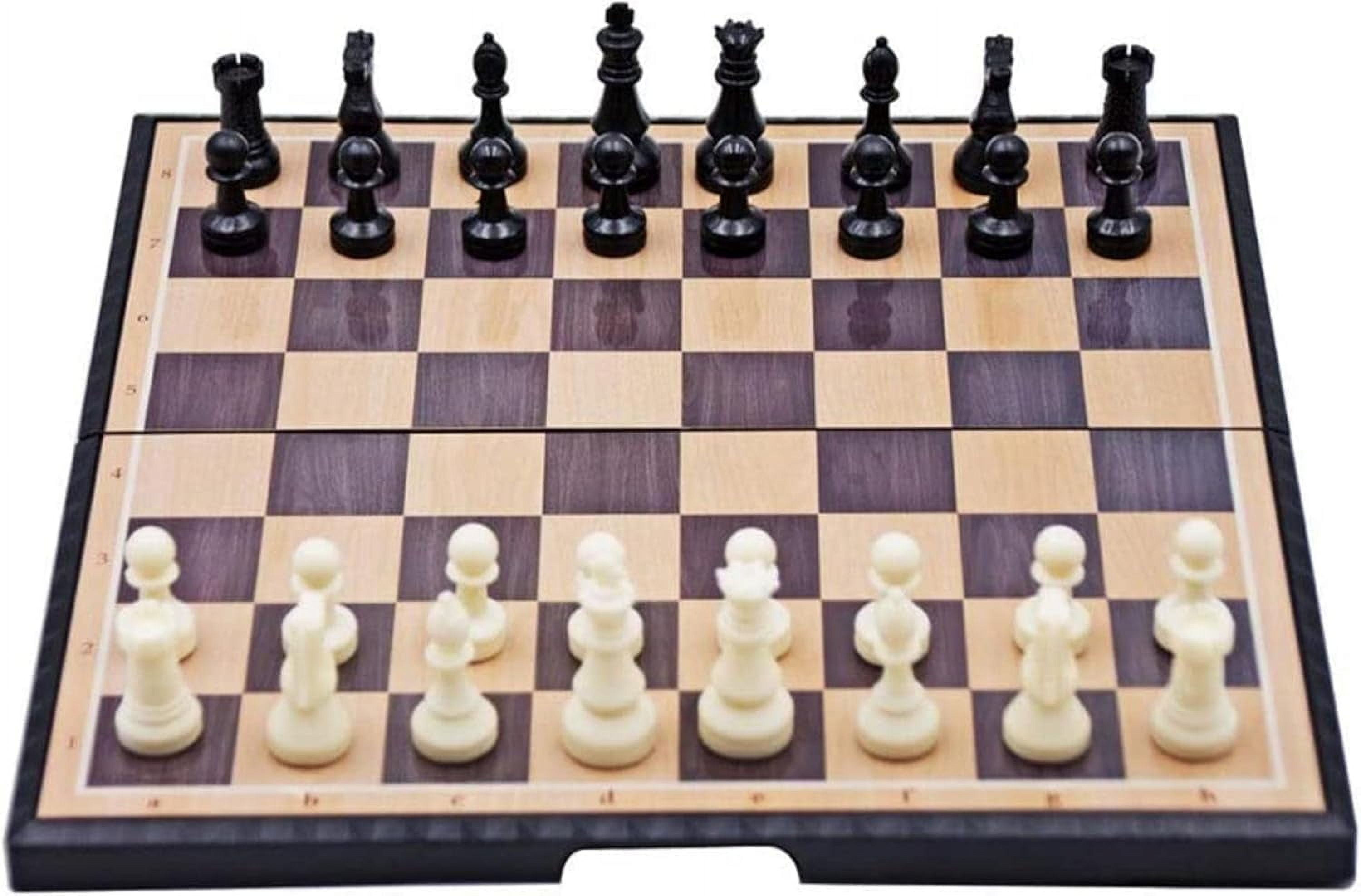 Chess Board 10x10 Inch Magnetic Folding Chess Set | Folding Plastic ...