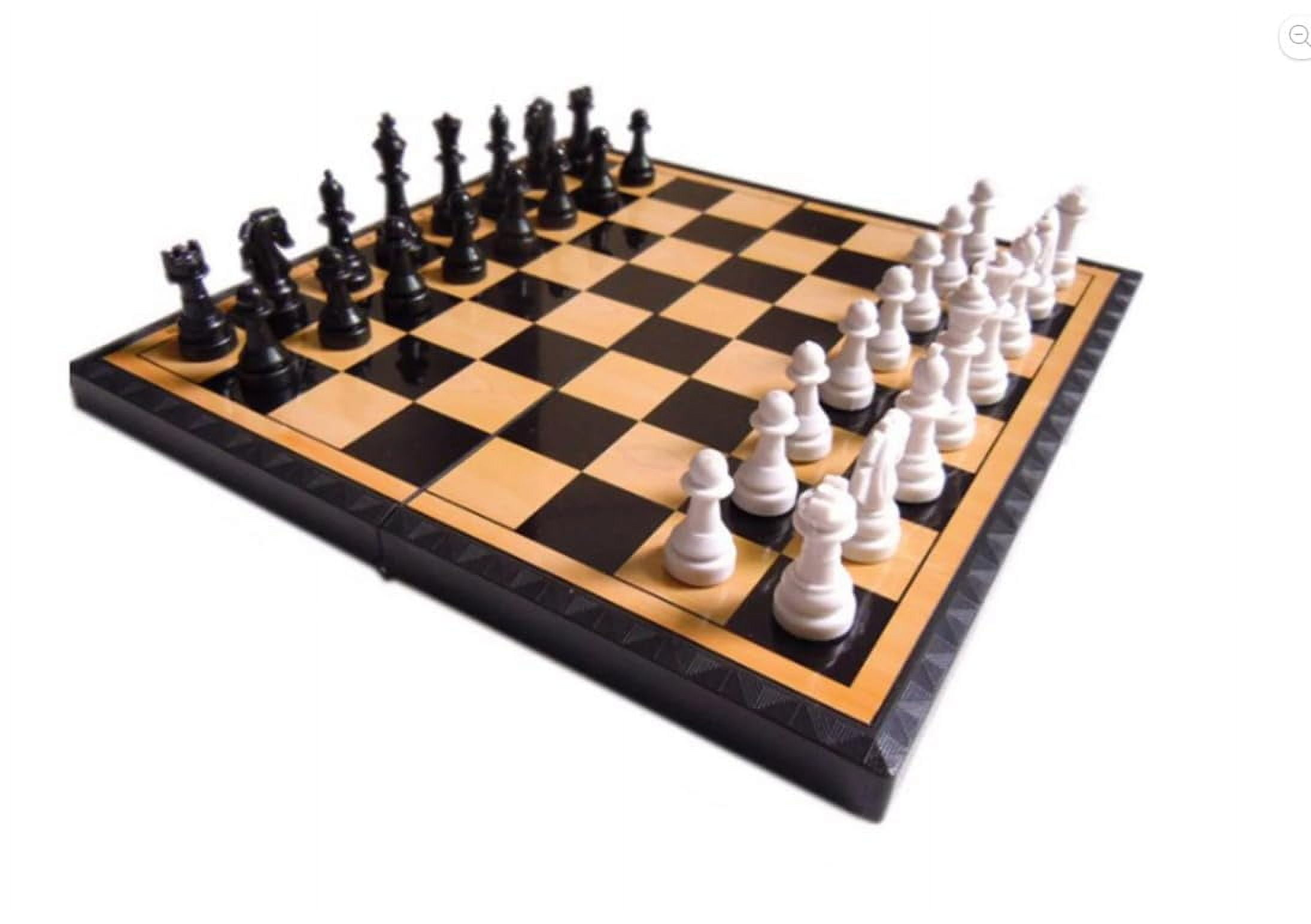 Chess Board 13x13 Inch Magnetic Folding Chess Set | Folding Plastic ...