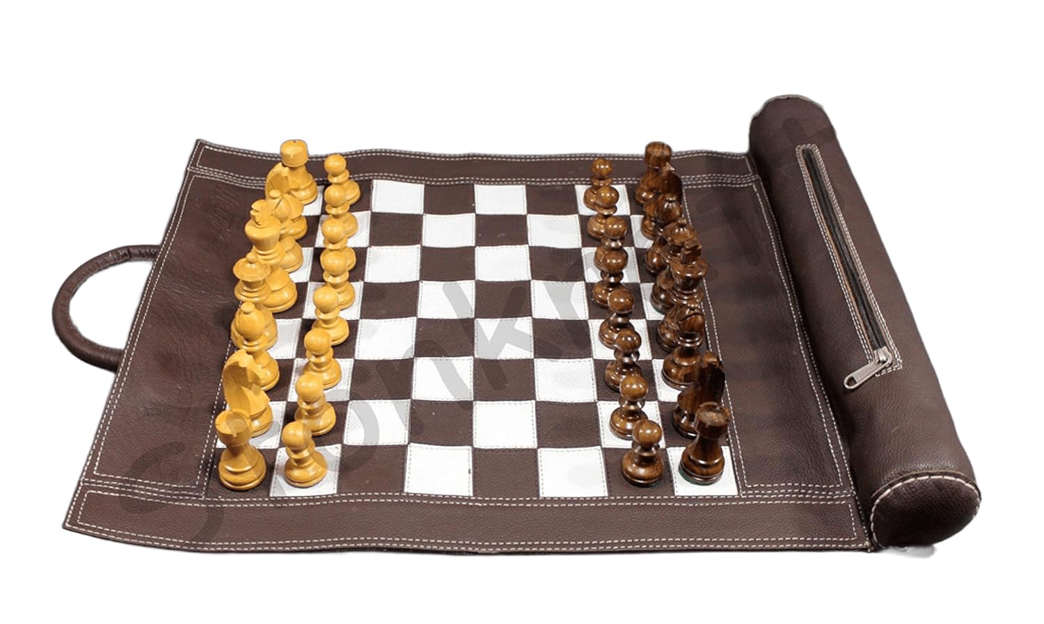 Chess Board 19" X 15" (Chess Board Size 12" X 12") Genuine Roll-Up ...