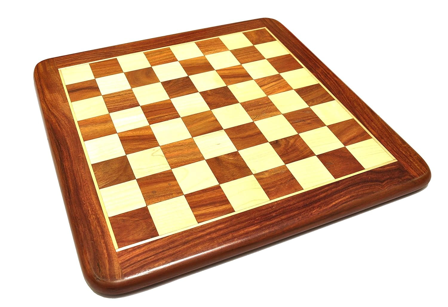 Chess Board 20 Inches Handmade Flat Wooden Chess Board Made With Indian ...