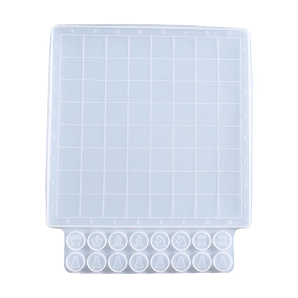 Chess Board Molds Chess Resin Molds Silicone Chess Board Mold Chess ...