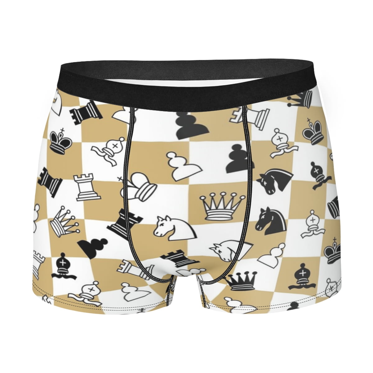 Chess Boxer Shorts For Man 3D Print Male Underwear Panties Briefs Soft ...