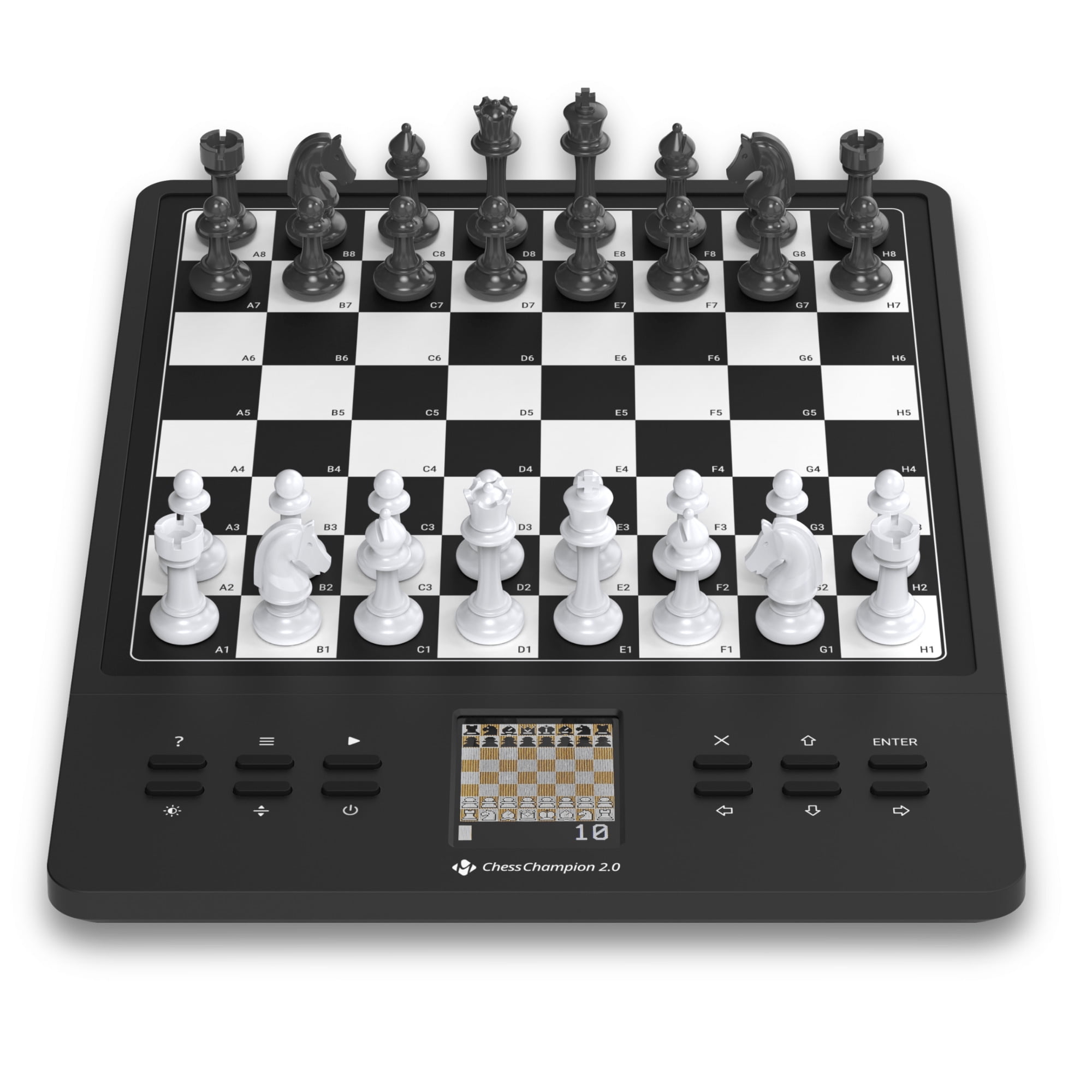 Chess Champion 2.0 – Portable Beginner Electronic Chess Board - Adaptive Level Learning Chess ...