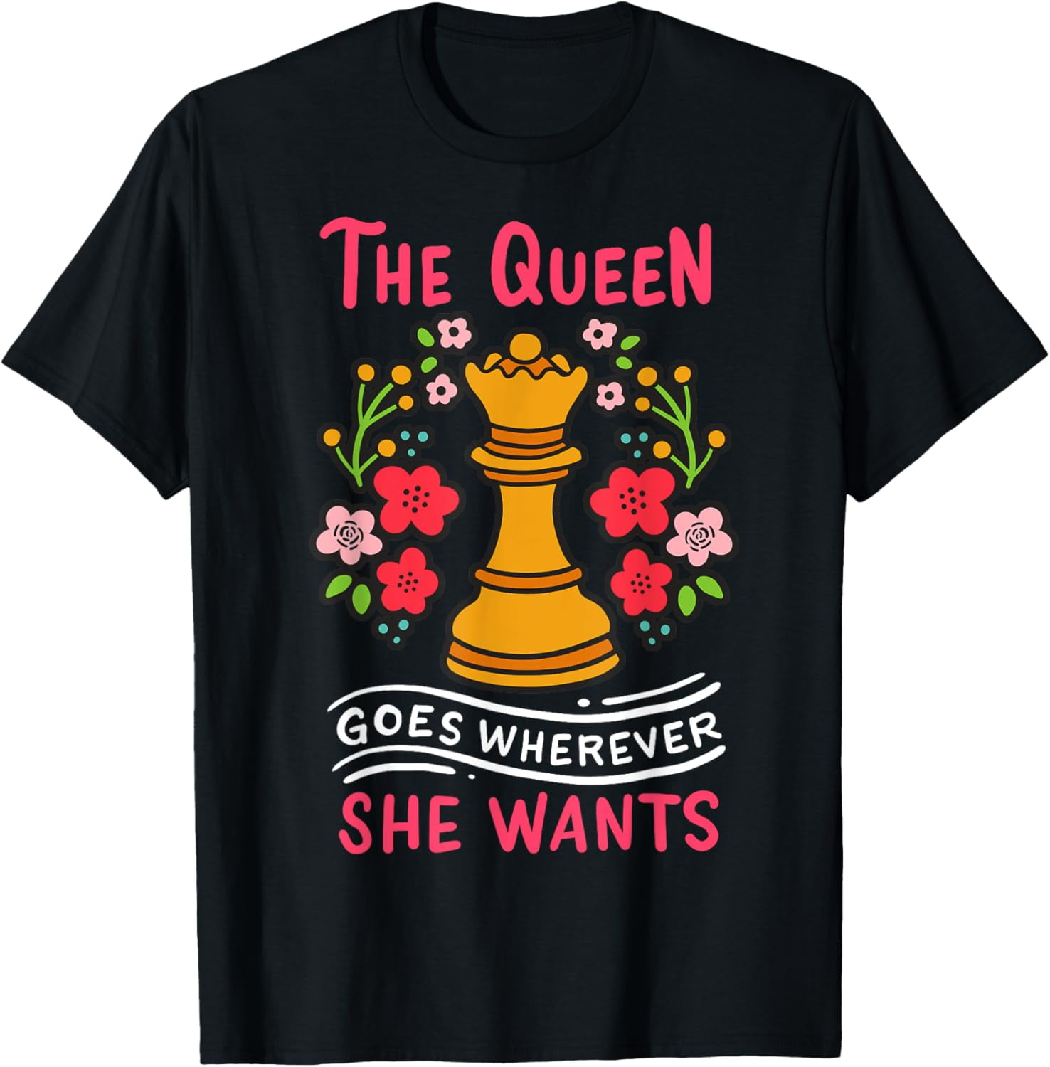 Chess Chessmen Chessboxing Queen Chess Player Gift T-Shirt - Walmart.com